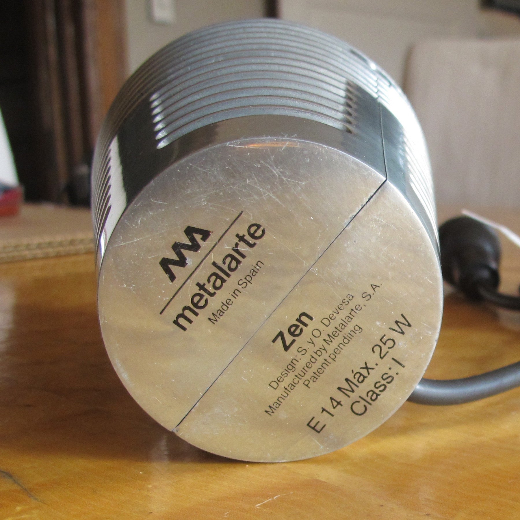 Vintage Cast Aluminum Louvered Accent Lamp for Metalarte – Vintage ...